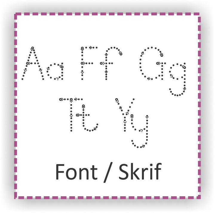 Font ABC Junior Typing Dots – iKnowThat