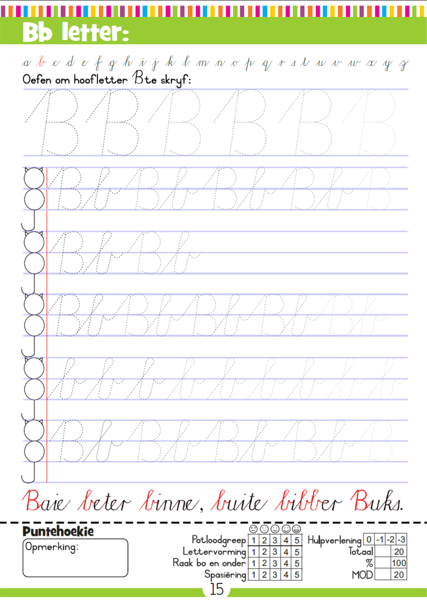 iK SkrifBoek Kursief (Lopende skrif) (Kwartaal 4 skrifboek) – iKnowThat